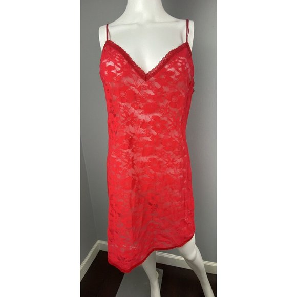 Victoria's Secret | Intimates & Sleepwear | Victorias Secret Red Lace ...